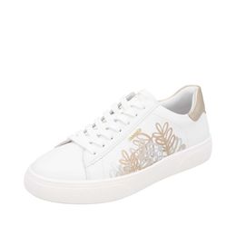 Remonte Sneaker 'D2J00' Damen Gr&ouml;&szlig;e 44 gold / silber / wei&szlig;