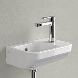 Villeroy & Boch Villeroy und Boch Architectura Handwaschbecken 43733601 360 x 260 x 140 mm, Weiß Alpin, mit Überlauf