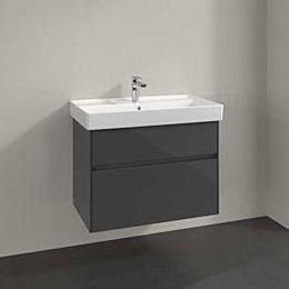 Villeroy & Boch Villeroy & Boch Collaro Waschtischunterschrank C01000FP 75,4x54,6x44,4cm, Glossy Grey