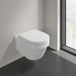Villeroy & Boch Villeroy & Boch Architectura Wand WC 5684R001 Tiefspüler, weiß, Abgang waagerecht, spülrandlos