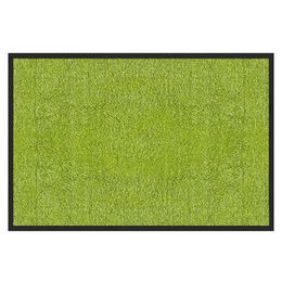 Floordirekt Schmutzfangmatte Rhine, Limette, Textil, Uni, rechteckig, 40x60 cm, Made in EU, Oeko-Tex&reg; Standard 100, rutschfest, schmutzabweisend, f&uuml;r Fu&szlig;bodenheizung geeignet, sch&uuml;tzt den Fu&szlig;boden, pflegeleicht, Teppiche & B&ouml;den, Fu&szlig; & Stufenmatten, Schmutzfangmatten