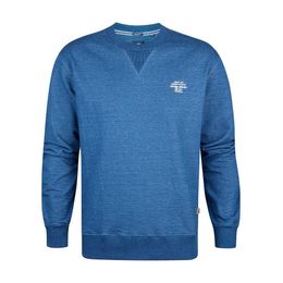Petrol Sweatshirt in Blau - 49% | Größe M | Herren-plussize