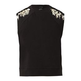Pinko Top 'TARTARE' Damen Gr&ouml;&szlig;e L schwarz / perlwei&szlig;