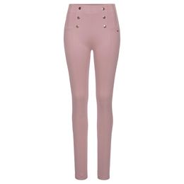 Lascana Leggings Damen Gr&ouml;&szlig;e XS gold / ros&eacute;