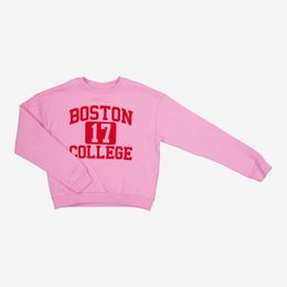 Pinkes Sweatshirt Mit Logo
