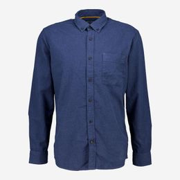 Camel Active Dunkelblaues Regular Fit Freizeithemd
