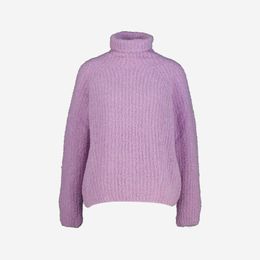 Marc Cain Lilafarbener Pullover aus Wollmischung