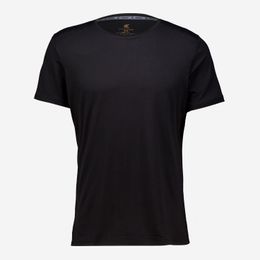 Schwarzes Sport-T-Shirt mit Logo