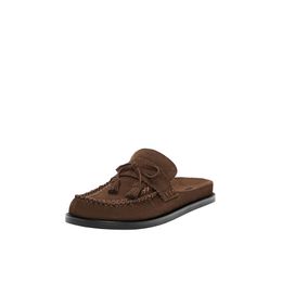 Pull&Bear Pull&bear Pantolette Damen Gr&ouml;&szlig;e 38 schoko