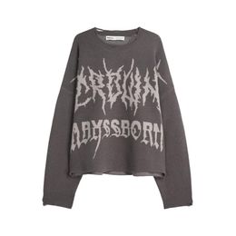 Bershka Pullover Herren Gr&ouml;&szlig;e L anthrazit / hellgrau