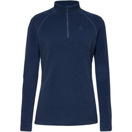 Odlo Rigi Fleeceshirt Damen - blau - Gr. M - Polyester