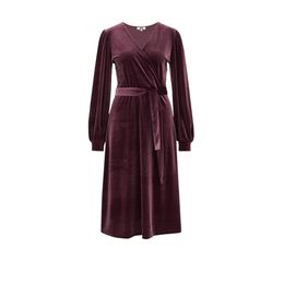 WE Fashion Kleid Damen Gr&ouml;&szlig;e 36 aubergine Winterkleid
