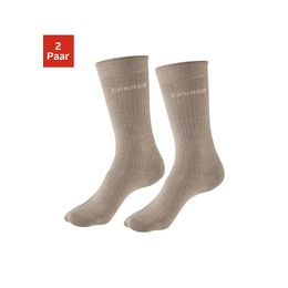 Copenhagen Studios Basicsocken beige Gr. 39-42 für Damen. Elastisch