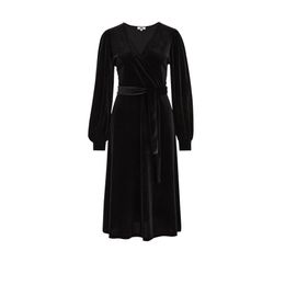 WE Fashion Kleid Damen Gr&ouml;&szlig;e 34 schwarz Winterkleid