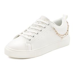 Lascana Sneaker Damen Gr&ouml;&szlig;e 36 gold / wei&szlig;