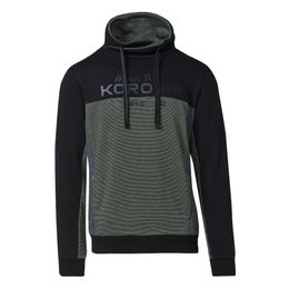 Koroshi Sweatshirt Herren Gr&ouml;&szlig;e M grau / khaki / schwarz