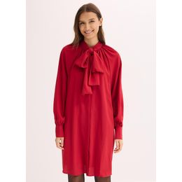bonprix Blusenkleid mit Schluppenkragen, rot