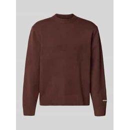 Jack & Jones Strickpullover mit Label-Stitching Modell 'NORREBRO'