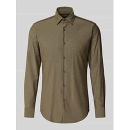 BOSS Slim Fit Businesshemd mit Kentkragen Modell 'HANK'