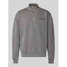 Pegador Oversized Sweatshirt mit Stehkragen
