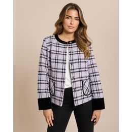 Lola Paltinger Couture Blazer-Jacke mit Karomuster