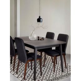 Esstisch WOODMAN, schwarz, B:140cm H:75cm T:90cm, Tische, Breite 140 cm, FSC-zertifiziert