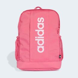 Rucksack adidas Performance "KIDS LIN BPK", pink (pink fusion, weiß), Rucksäcke, Obermaterial: 100% Polyester