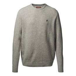 MCS Herren Rundhalspullover "MCS Pullover Adrian"l.graumel, Gr. S, Obermaterial: 80% Wolle, 20% Polyester, Pullover