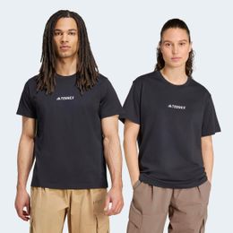 Funktionsshirt adidas terrex "U AOP T", Herren, Gr. 3XL, schwarz, Obermaterial: 100% Baumwolle, Shirts