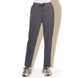 WITT Damen Jogg Pants mit Rundum-Dehnbund, Tunnelzug und Bindeband, anthrazit, Größe 38