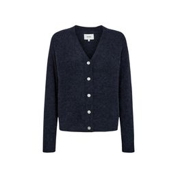 N&uuml;mph N&Uuml;MPH Damen Cardigan "N&uuml;mph Cardigan NURIETTE"schwarz sapphire, Gr. S, Obermaterial: 32% Alpaka, 32% Wolle, 30% Polyamid, 6% Elasthan, Strickjacken