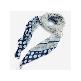 MILANO AMOUR Schal in Hellblau/ Dunkelblau - (L)140 x (B)80 cm - 56% | Damen-schals-tuecher