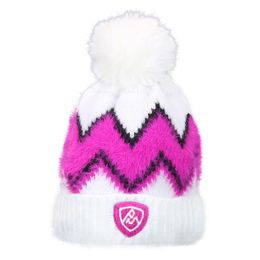 Peak Mountain Mütze "Mouton" in Weiß/ Pink - 34% | Damen-muetzen-caps