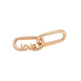 Pandora Rosévergold. Wort-Link "Love" - 26% | Schmuck