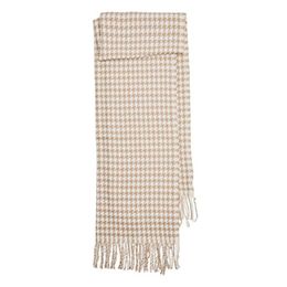 Pieces Schal in Beige/ Weiß - (L)190 x (B)65cm - 25% | Damen-schals-tuecher