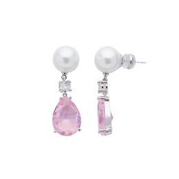 U.S. Polo Assn. Ohrstecker mit Kristallen und Perlen - 59% | Schmuck
