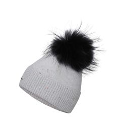 HANNAH Bommelmütze in Grau - 59% | Damen-muetzen-caps