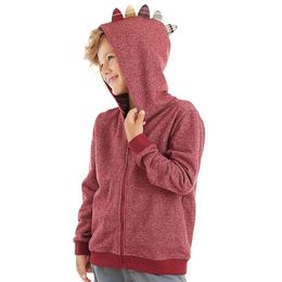 Denokids Sweatjacke "Dragon" in Rot - 67% | Größe 98 | Kinder-sweatshirts-jacken