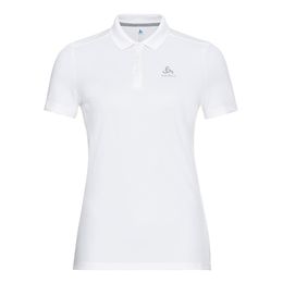 Odlo Funktionspoloshirt "F-Dry" in Wei&szlig; - 37% | Gr&ouml;&szlig;e S | Damen-outdoor-tops-shirts
