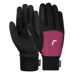 Reusch Funktionsfingerhandschuhe "Garhwal Hybrid" in Schwarz/ Pink - 36% | Größe 8,5 | Damenhandschuhe