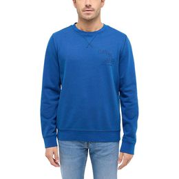 Mustang Sweatshirt in Blau - 60% | Gr&ouml;&szlig;e XL | Herren-plussize