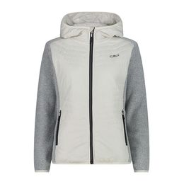 CMP Hybridjacke in Creme/ Grau - 64% | Gr&ouml;&szlig;e 36 | Damen-outdoorjacken