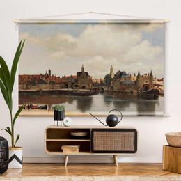Wandteppich Jan Vermeer - Ansicht von Delft