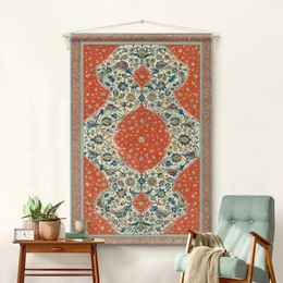 Wandteppich Vintage Blüten Teppich