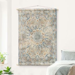 Wandteppich Detailreicher Orientalischer Teppich Vintage
