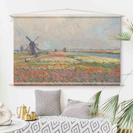 Bilderwelten Wandteppich Claude Monet - Tulpen von Holland