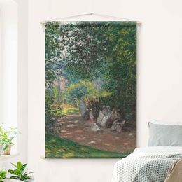 Bilderwelten Wandteppich Claude Monet - Parc Monceau