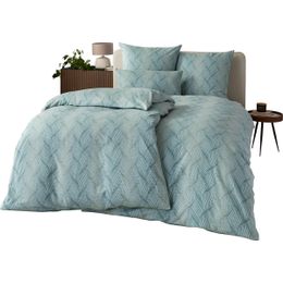 Estella unisex Bettwäsche mint-bedruckt Größe 40x80/135x200 cm
