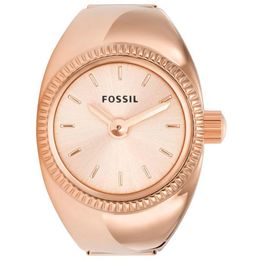 Fossil Uhrenring Damen Gr&ouml;&szlig;e One Size rosegold