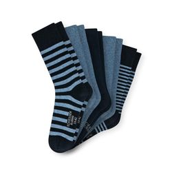 Schiesser Socks 'Bluebird' male Blue, Black size 39-42